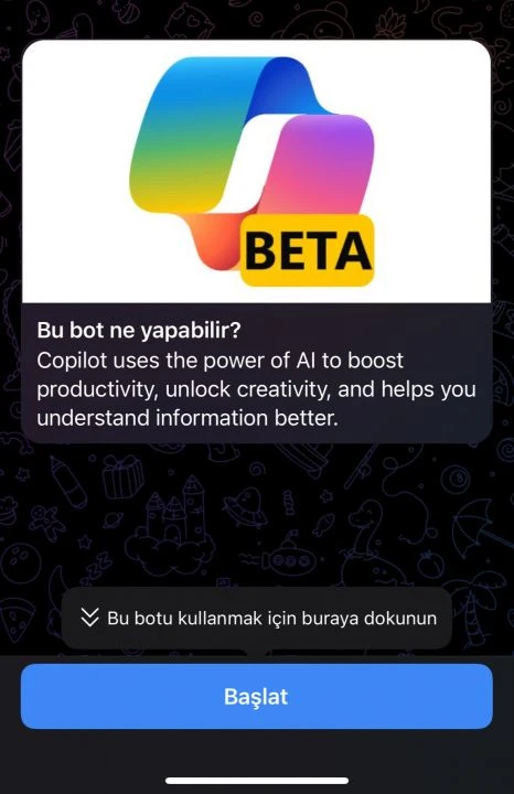 Yapay zeka Microsoft Copilot, Telegram platformunda sunuldu | TGRT Haber Yapay zeka Microsoft Copilot, Telegram platformunda sunuldu | TGRT Haber