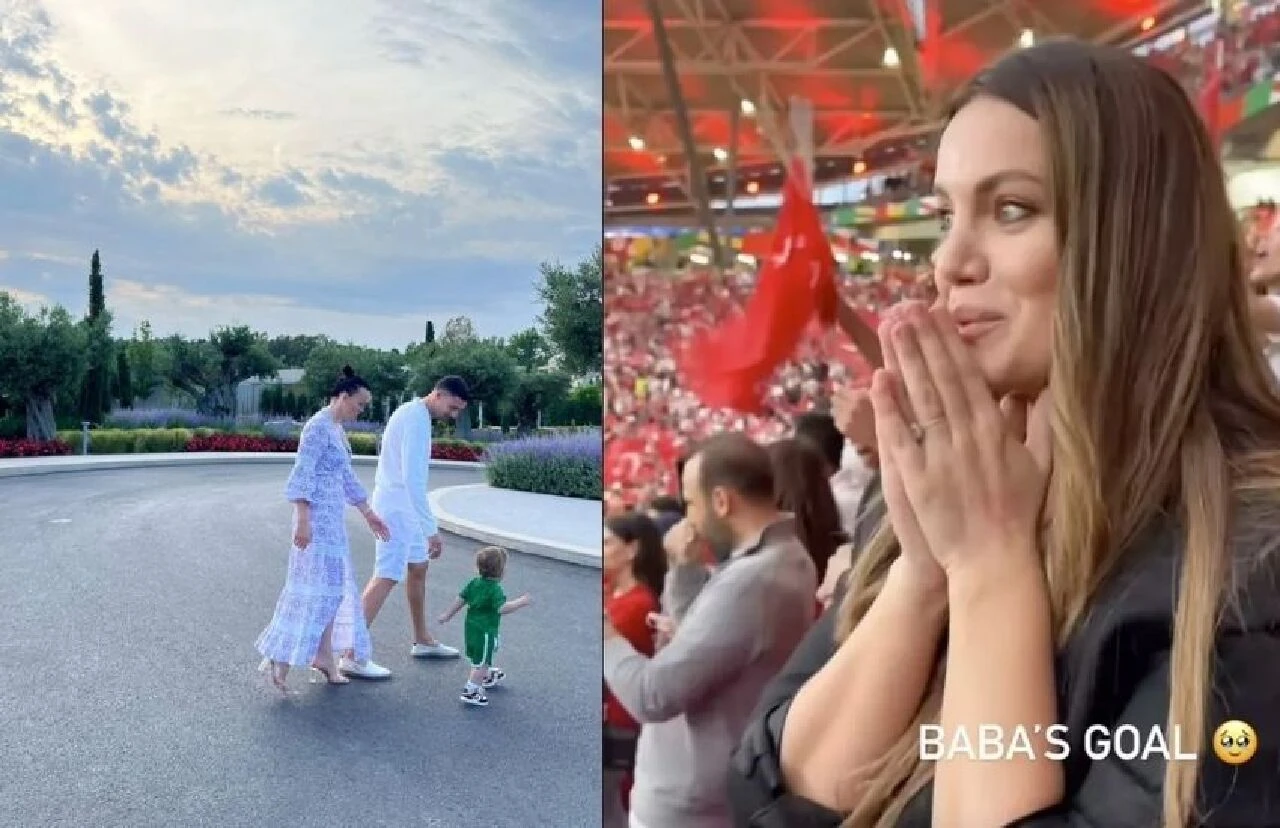 Merih Demiral'ın eşi Heidi Lushtaku Demiral UEFA kararı sonrası ilk kez ... Merih Demiral'ın eşi Heidi Lushtaku Demiral UEFA kararı sonrası ilk kez ...